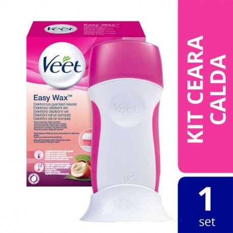 Veet Easy Wax Starter Kit, ceara roll-on | Catena.ro