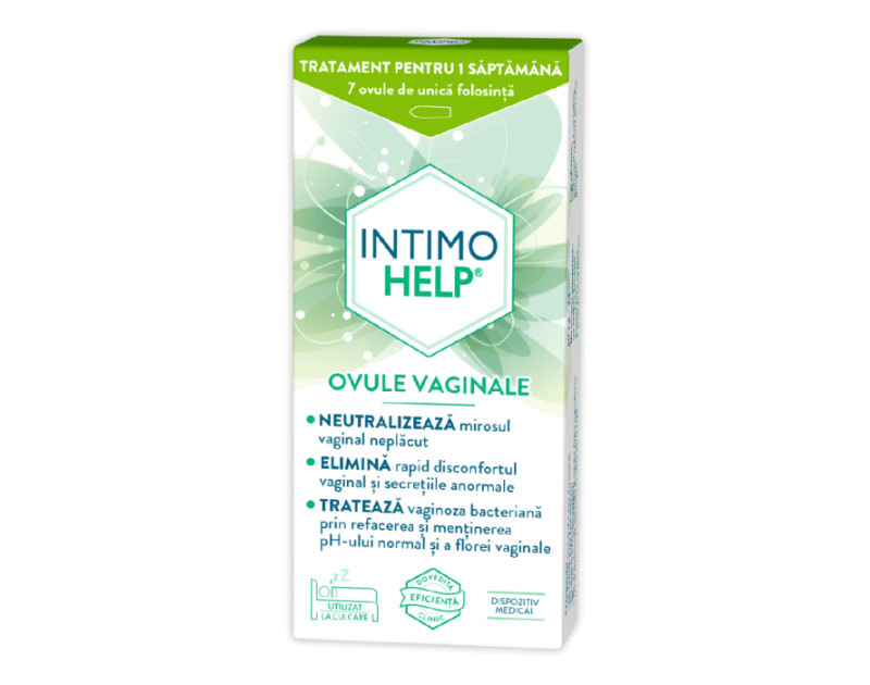 Intimohelp ovule vaginale, 7 bucati, Zdrovit | Catena.ro