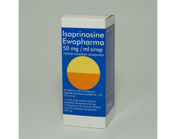 Isoprinosine Ewopharma 50mg/ml sirop | Catena.ro