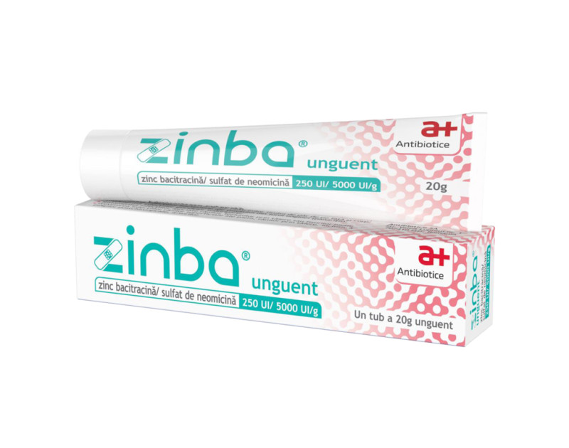 Zinba 250 UI/5000 UI/g unguent X 20 g | Catena.ro