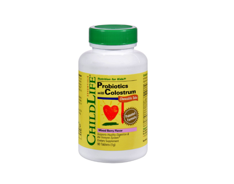 Colostrum with Probiotics ChildLife Essentials, 90 tablete, Secom ...
