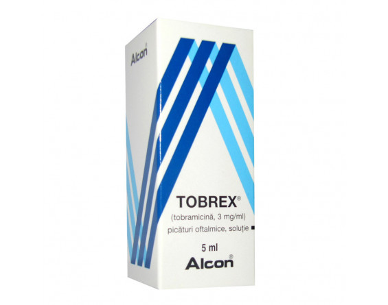 Tobrex solutie oftalmica 0.3 % x 5 ml | Catena.ro