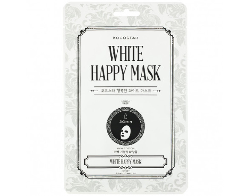 Kocostar Happy Masca de fata Alba, 25 ml