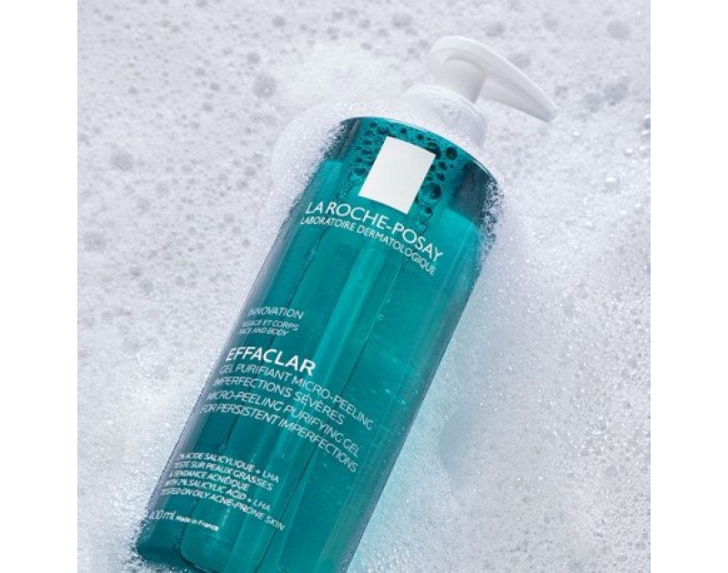 La Roche-Posay, Effaclar gel de curatare micro-exfoliant, 400 ml ...