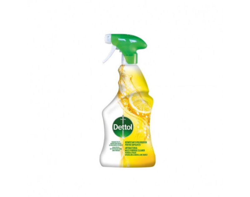 Dettol Spray dezinfectant multifunctional Sparkling Lemon, 500ml ...
