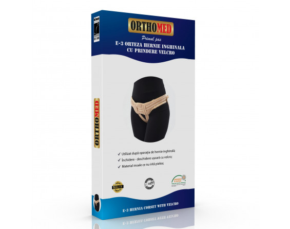 Orteza hernie inghinala cu prindere velcro Orthomed - M | Catena.ro