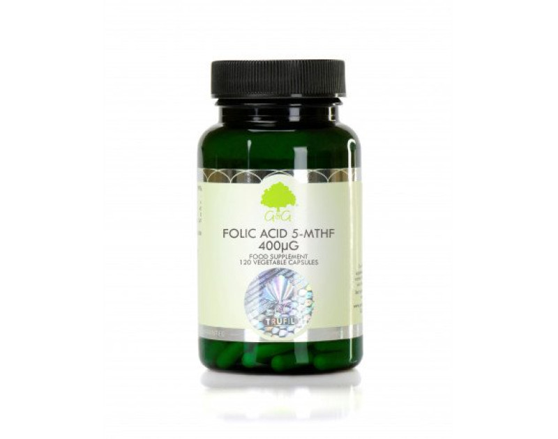 Acid Folic (5-MTHP) 400 mg, 120 capsule | Catena.ro