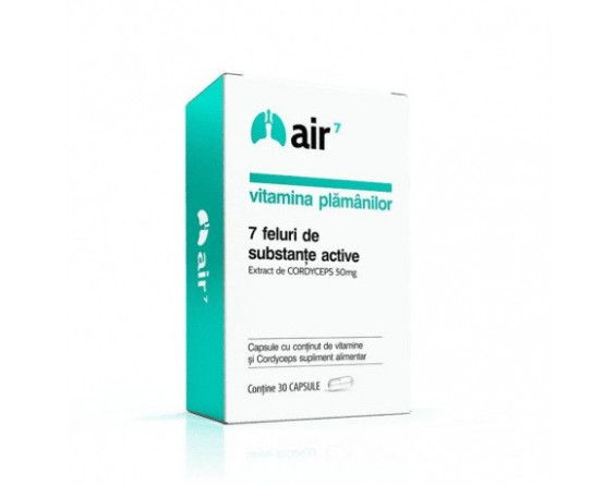 Air7 Vitamina plamanilor, 30 capsule, Green Splid | Catena.ro
