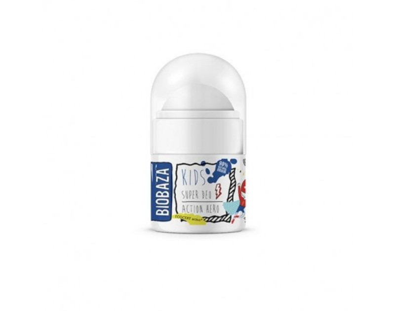 Deodorant natural pentru copii BIOBAZA Action Hero (30 ml)