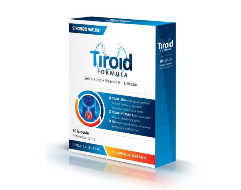 Tiroid Formula, 30 capsule, Strong Nature | Catena.ro