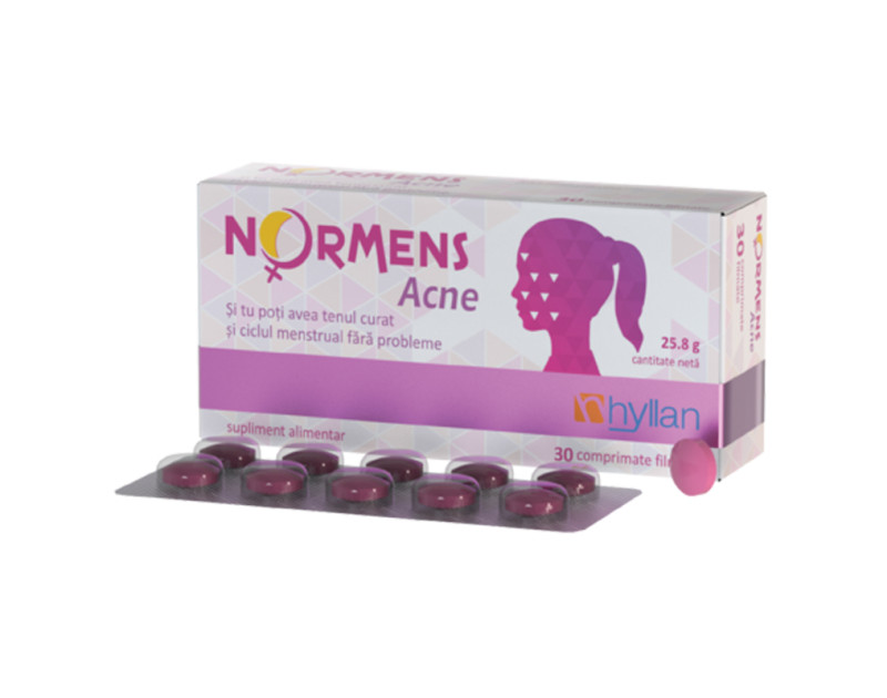 Tratament acnee - NorMens Acne, 30 comprimate filmate