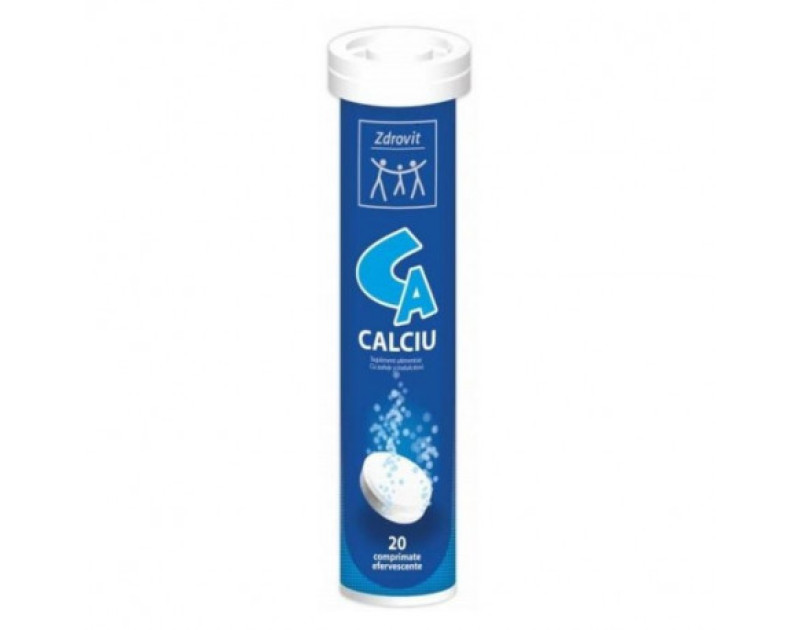 Zdrovit Calciu, 20 comprimate efervescente | Catena.ro