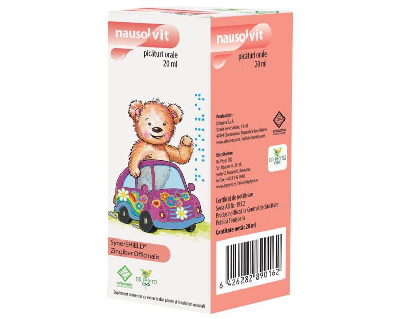Nausolvit picaturi orale, 20 ml, Dr. Phyto | Catena.ro