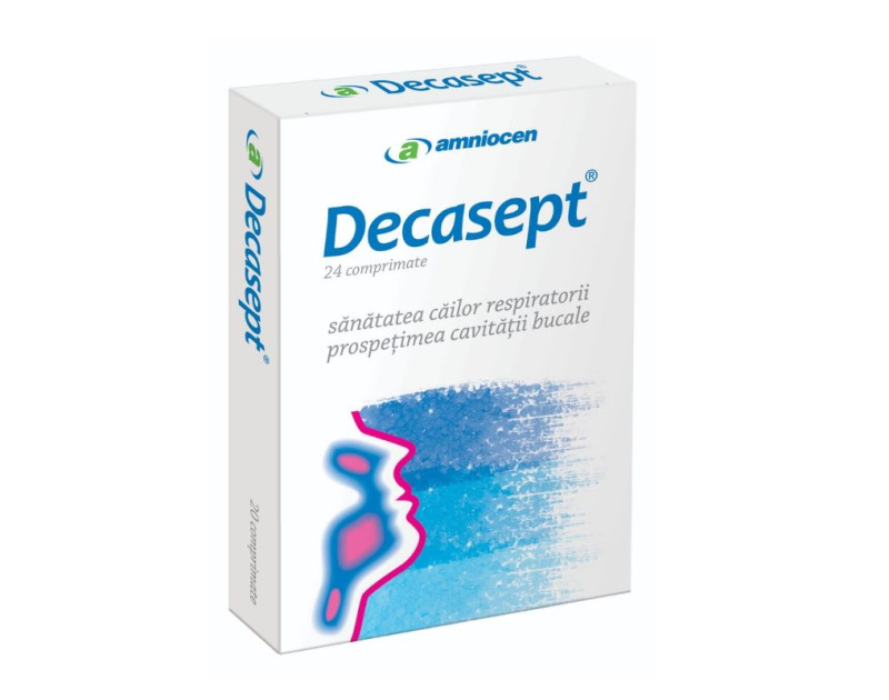 Decasept, 24 comprimate, Amniocen | Catena.ro