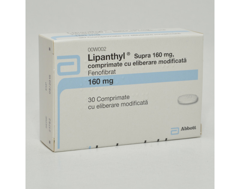 Lipanthyl supra 160 mg, 30 comprimate filmate eliberare modif. | Catena.ro
