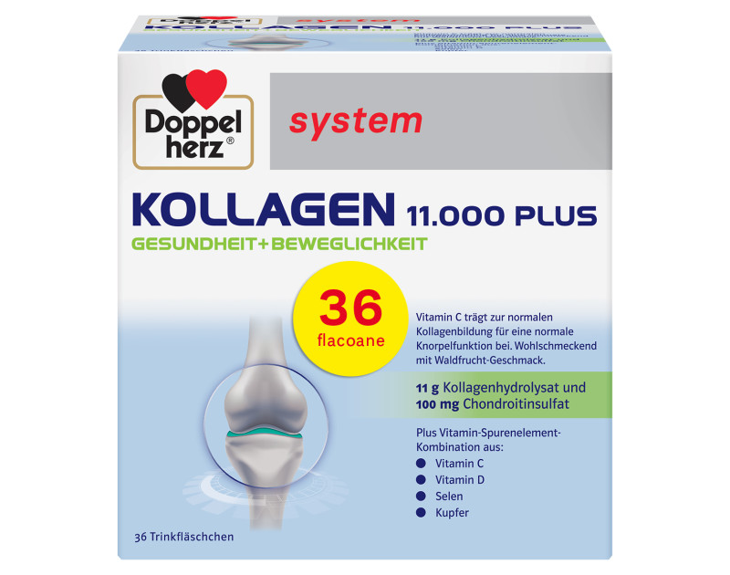 Kollagen 11000 Plus, 36 flacoane, Doppelherz | Catena.ro
