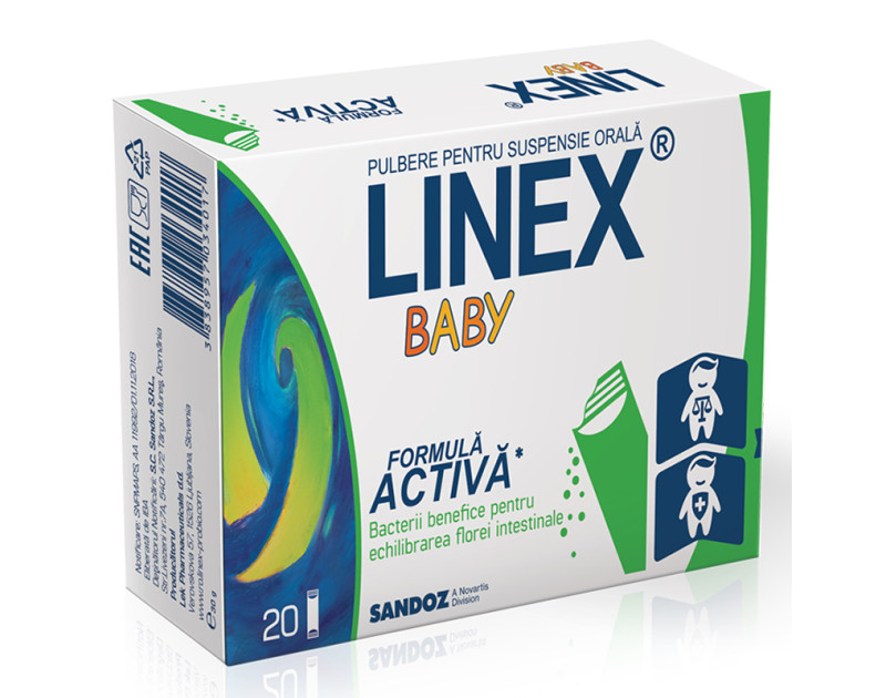 Linex Baby - Probiotice pentru copii, 20 plicuri