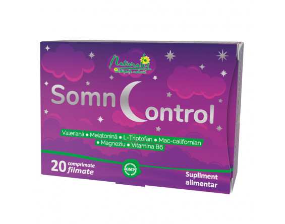 Naturalis SomnControl, 20 comprimate
