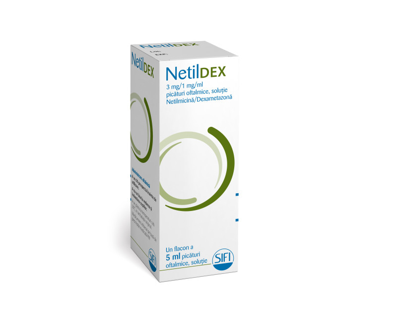 Netildex solutie picaturi oftalmice X 5 ml