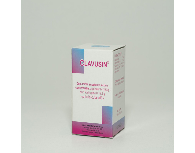 Clavusin solutie cutanata, 10ml MED | Catena.ro