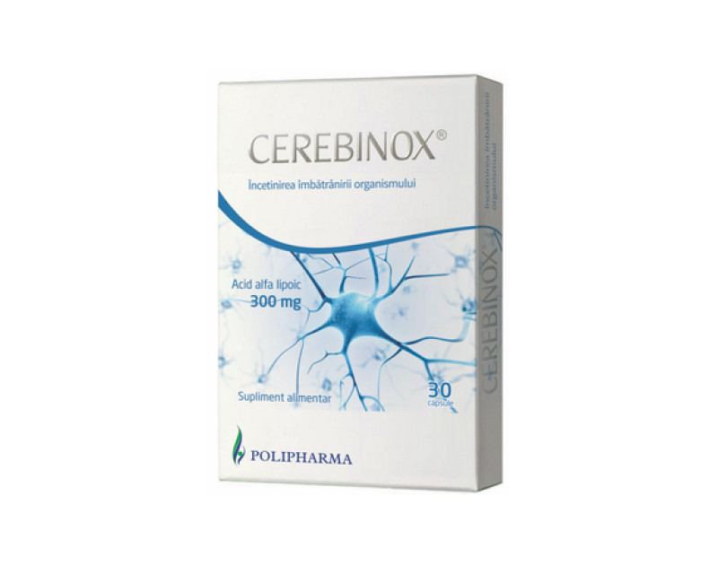 Cerebinox pentru intazierea procesului de imbatranire, 30 capsule ...