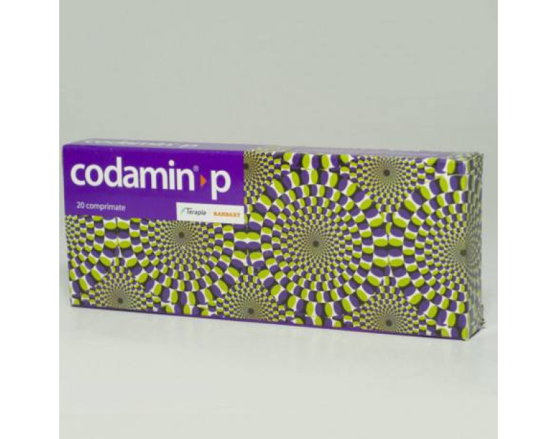 Codamin P, 20 comprimate T, medicament durere
