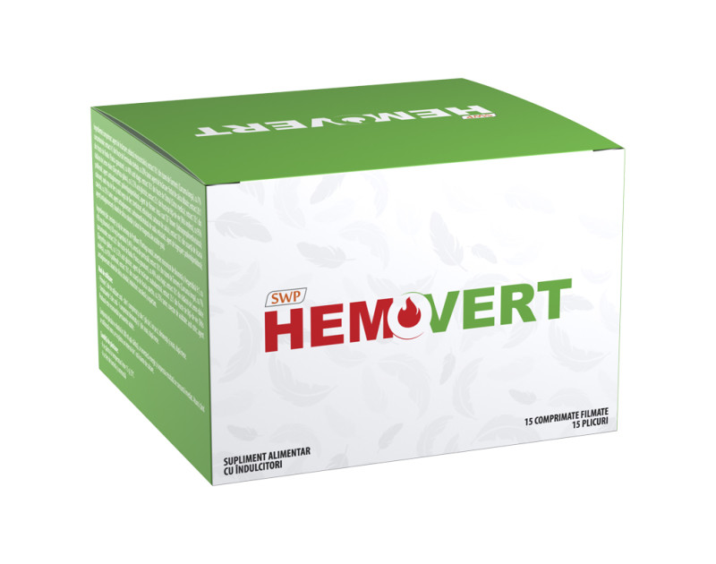 Hemovert X 15 comprimate filmate + 15 plicuri | Catena.ro