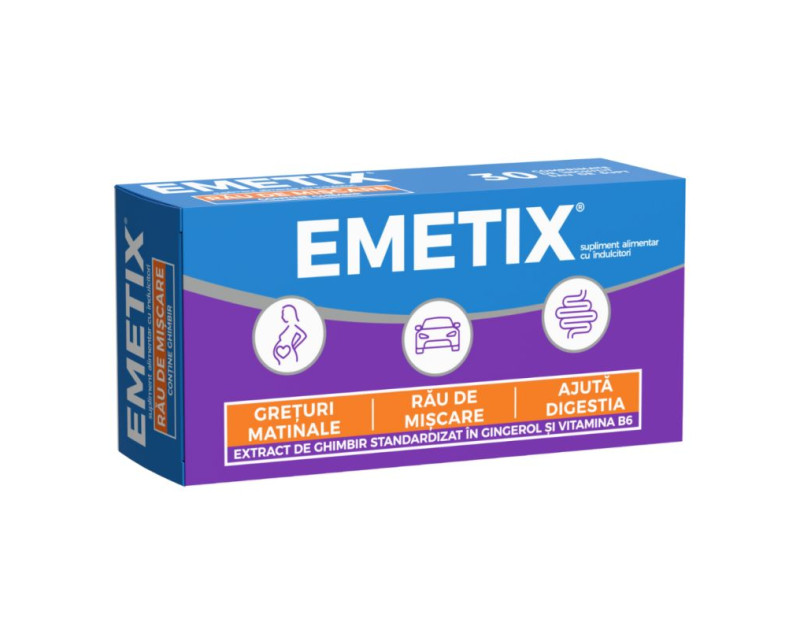 Emetix, 30 comprimate, Fiterman Pharma | Catena.ro
