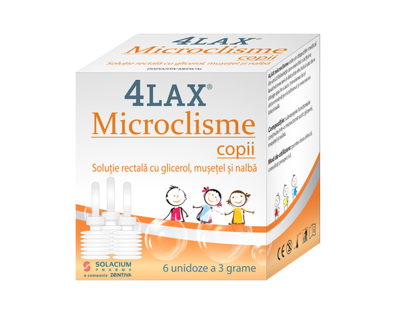 4Lax Microclisme copii X 6 doze | Catena.ro