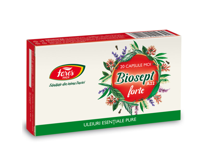 Capsule Biosept Forte, 20 capsule Fares | Catena.ro