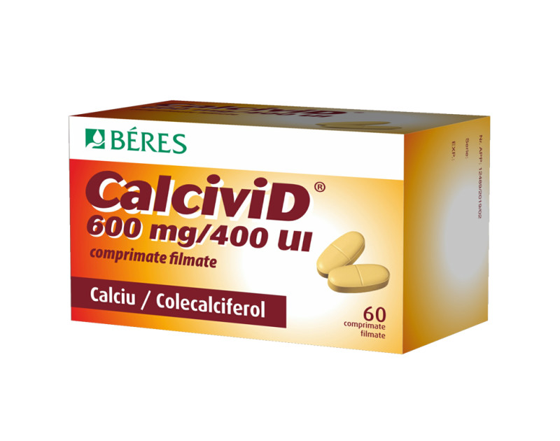 CalciviD, 60 tablete, Beres | Catena.ro