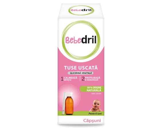 Sirop tuse uscata pentru sugari si copii BEBEDRIL (125 ml)