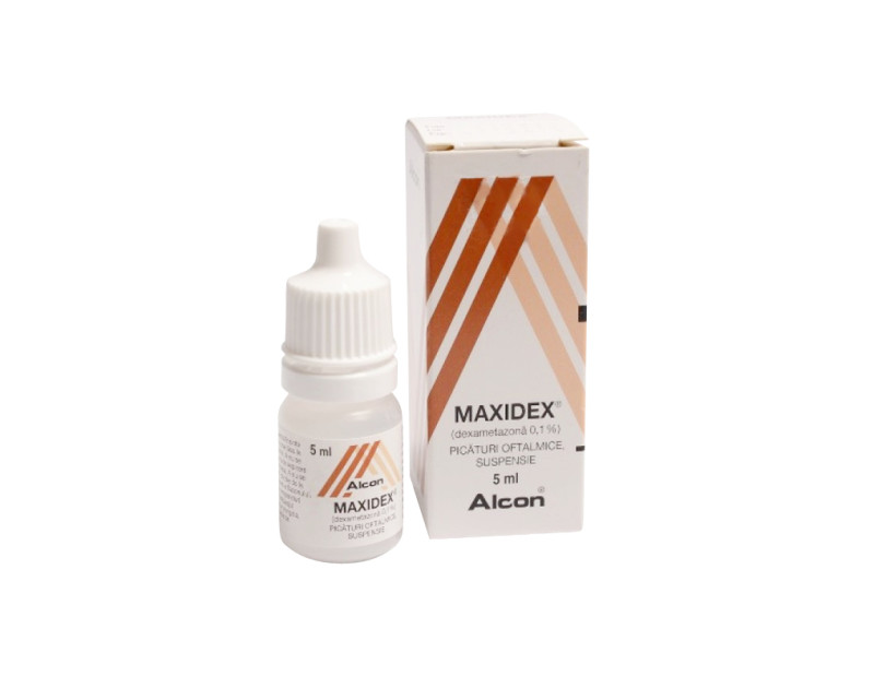 Maxidex solutie oftalmica 0.1%, 5 ml | Catena.ro