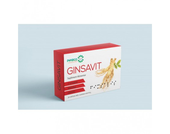 Ginsavit, 24 capsule | Catena.ro