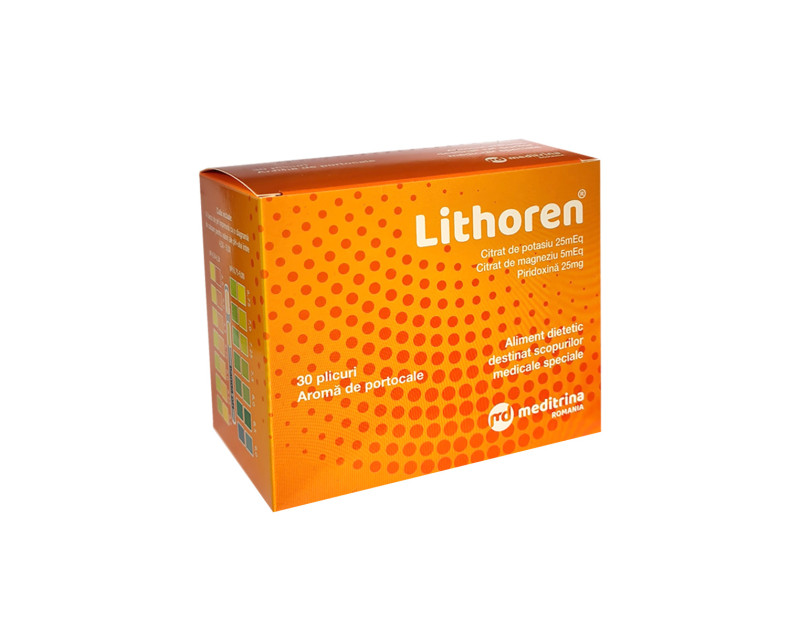 Lithoren, 30 plicuri, Meditrina Pharmaceuticals | Catena.ro