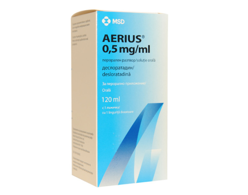 Aerius sirop 0.5mg/ml x 120ml | Catena.ro