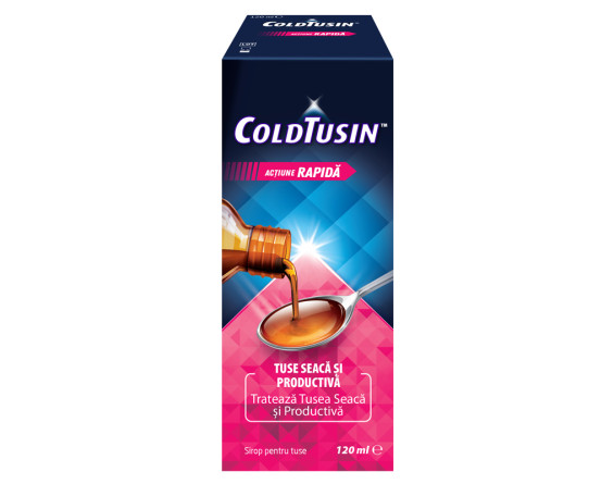 ColdTusin sirop pt. tuse seaca si productiva x 120 ml | Catena.ro
