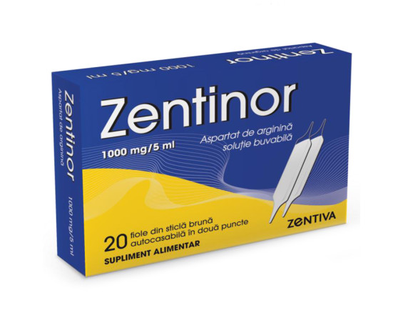 Zentinor 1000 mg/5 ml X 20 fiole x 5 ml solutie buvabila