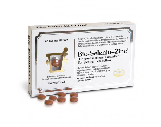 Bio-Seleniu + Zinc, 60 comprimate | Catena.ro