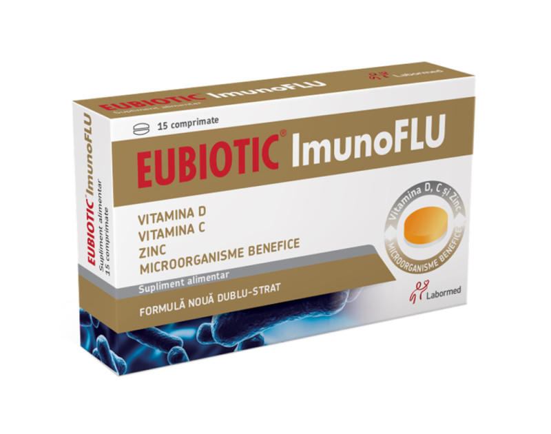 Eubiotic Imunoflu, 15 comprimate | Catena.ro