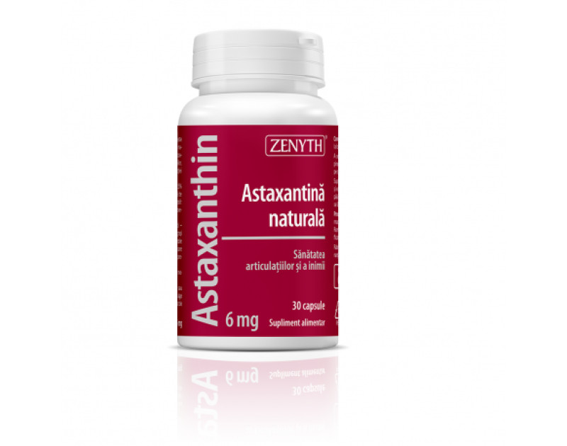 Astaxanthin 6 mg, 30 capsule, Zenyth | Catena.ro