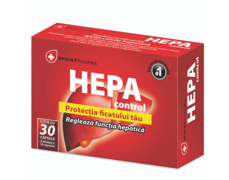 Hepa Control, 30 capsule, Sprint Pharma | Catena.ro