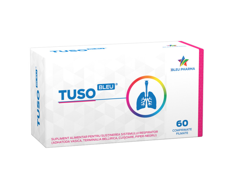 Tusobleu, 60 comprimate, BLEU PHARMA | Catena.ro