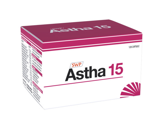 Astha 15, 120 capsule, Sun Wave Pharma | Catena.ro