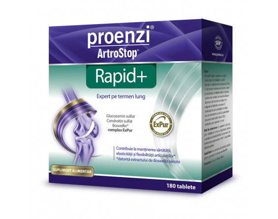 Proenzi ArtroStop Rapid+ mentine sanatatea articulatiilor