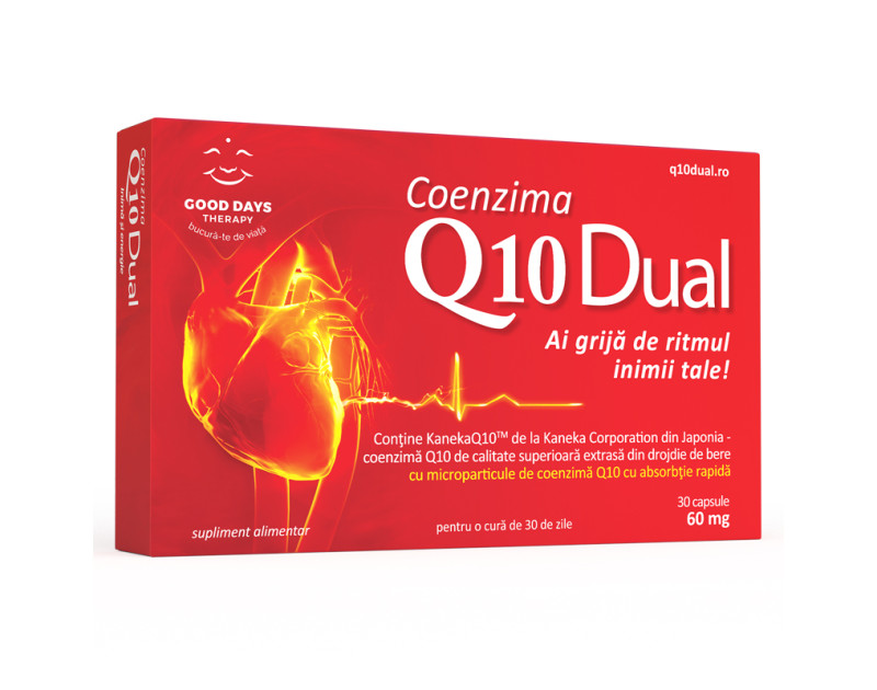 Coenzima Q10 Dual | Oboseala | Tensiune arteriala | Imunitate