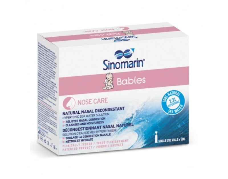 Sinomarin Babies decongestionant nazal X 18 flacoane X 5ml | Catena.ro