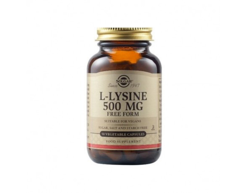 Solgar L-Lysine 500mg, 50 capsule | Catena.ro