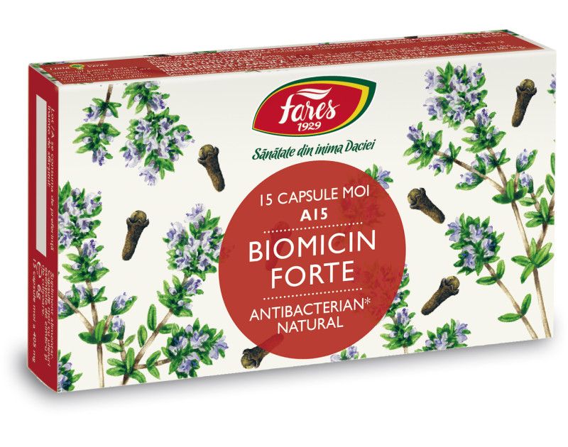 FARES Biomicin Forte, 15 capsule moi | Catena.ro