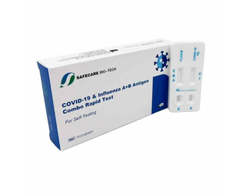Test rapid combo 3 in1 SAFECARE (Covid19+Gripa A/B) X 1 test | Catena.ro